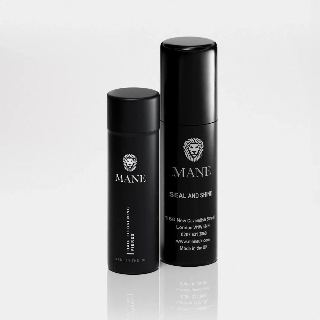 Mane Hair Thickening Fibers with Seal and Shine Combo Pack – Mane Europe